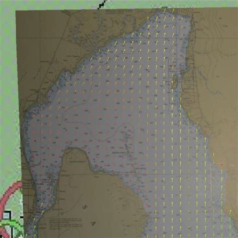Stwave Modeling Of The Wave Direction And Speed Corresponding To The