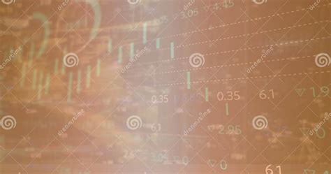 Image Of Multiple Graphs Loading Circles And Trading Board Against
