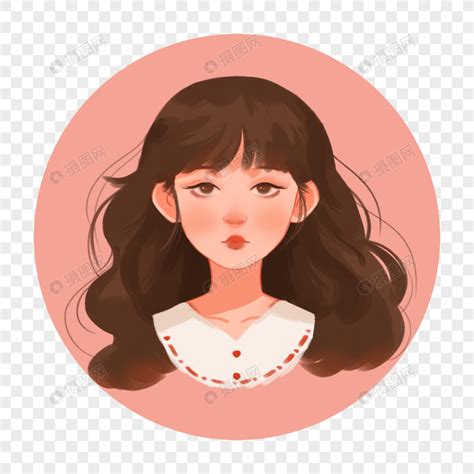 손으로 그린 높은 추위 여신 아름다움 긴 머리 아바타 요소 Png 일러스트 무료 다운로드 Lovepik