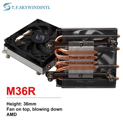 Cpu Cooler Silent Pwm Fan Radiator Cooling Low Profile For Itx Case A4