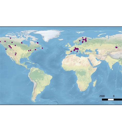 The Map Of Sampling Localities Download Scientific Diagram