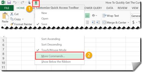 How To Show The Workbook Location In The Quick Access Toolbar How To Excel
