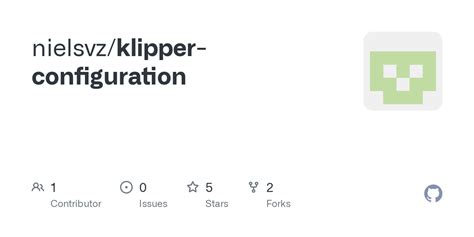GitHub Nielsvz Klipper Configuration