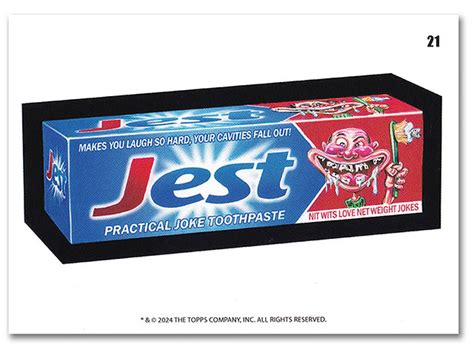 Jest Practical Joke Toothpaste Wacky Packages Wiki Fandom