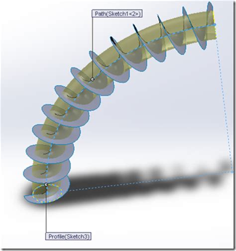 Draw A Curved Helix Curved Spring SolidWorks Tutorials