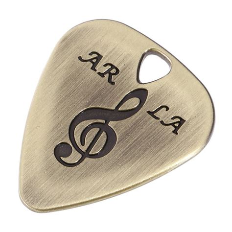 Púa De Púa Novedosa Para Guitarra Acústica Eléctrica Bajo Ukelele Bronce Yuyangstore Guitar