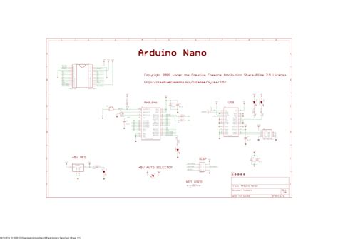 Arduino Nano Schematic Diagram