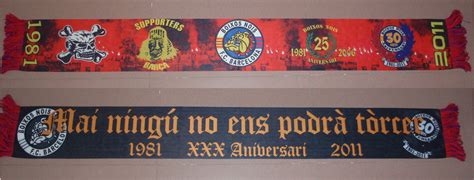 Honor Bufandas Y Tradición Boixos Nois Xxx Aniversario