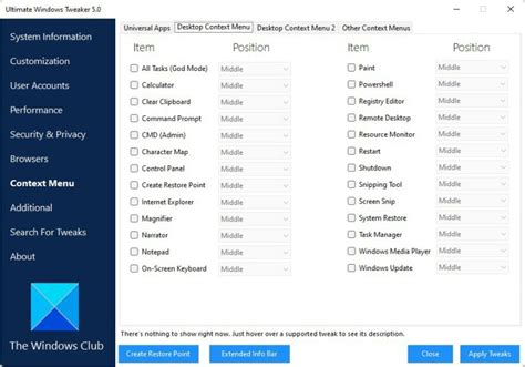 Ultimate Windows Tweaker Je I Pro Windows 11 Čisté Pc