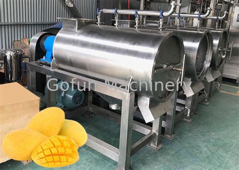 Automatic Fruit Processing Line Mango Paste Processing Line Energy Saving
