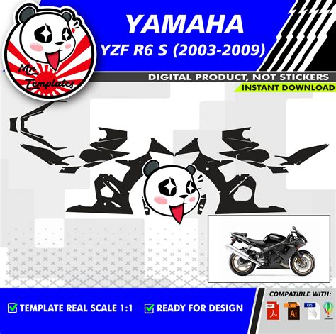 Template Yamaha Yzf R6 S 03 09 Motoprotemplates