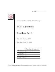 Pset1 2008 Mod Pdf NAME Massachusetts Institute Of