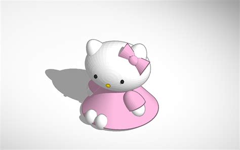 3d Design Angel Hello Kitty Tinkercad