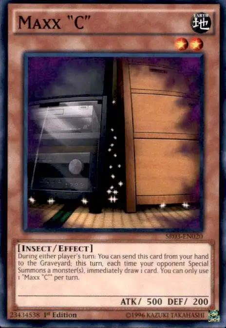 Yugioh Machine Reactor Structure Deck Single Card Common Maxx C Sr03