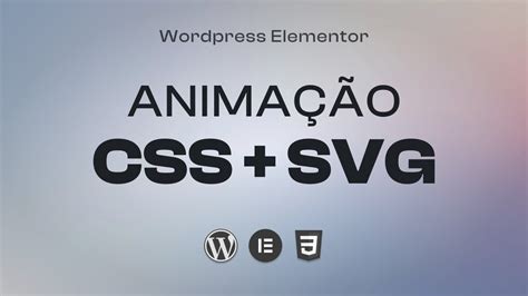 animação de texto no wordpress elementor com svg e css youtube