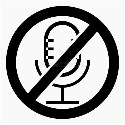 no microphone sign stock illustrations 1 177 no microphone sign stock