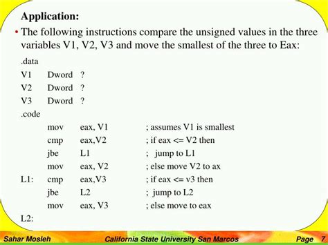 ppt conditional jump conditional loop instructions and conditional