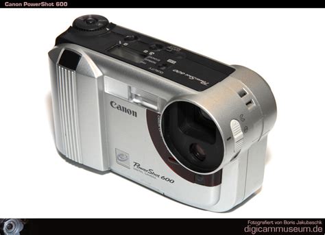 Canon PowerShot 600 - Digitalkamera-Museum