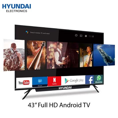 HYUNDAI 43" Full HD SMART LED TV - 43HYWGRK7 | AC GHAR