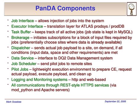 Ppt Panda System Overview Achieving Scalable Distributed Analysis Goals Powerpoint