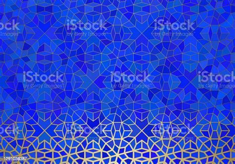 이슬람 장식 아랍어 기하학적 질감과 추상적 인 배경 황금 안감 타일 모티프 모자이크에 대한 스톡 벡터 아트 및 기타 이미지