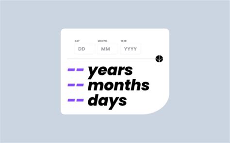 Frontend Mentor Age Calculator Built Using React And Tailwind Coding Challenge Solution