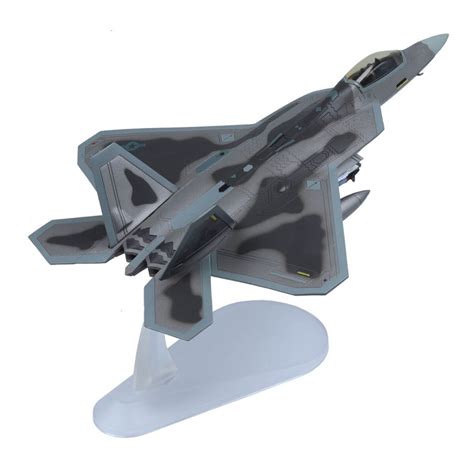 1100 F 22 Raptor Us Air Force Military Diecast Airplane Model Udnor Bay