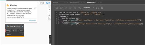 Syntax Errors When Using F String In Cpython Dynamo Revit 2024 Dynamo
