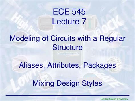 ppt modeling of circuits with a regular structure aliases attributes packages mixing design
