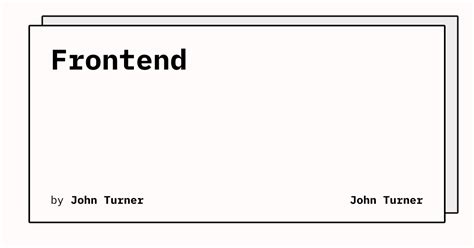 Frontend