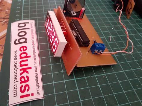 DIY Mini Jam Digital Dengan Modul Seven Segmen Seri F BH Atmega Dan RTC Ds Simple
