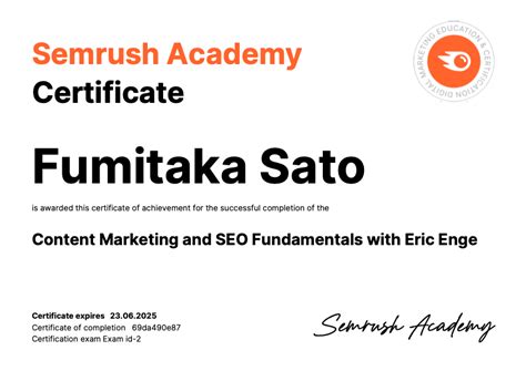 Semrush Certification Behance