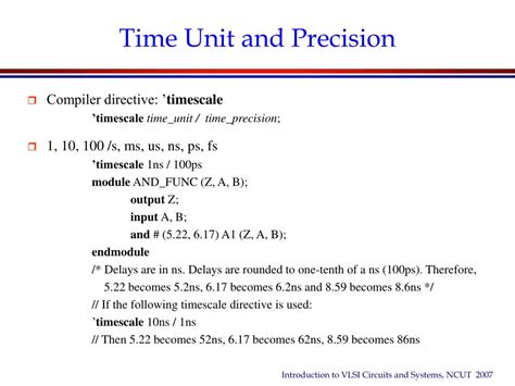 Ppt Chapter 10 System Specifications Using Verilog Hdl Powerpoint