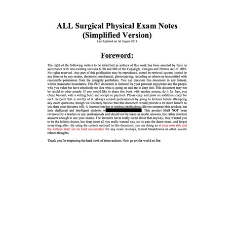 all surgical physical exam notes simplified version shopee philippines
