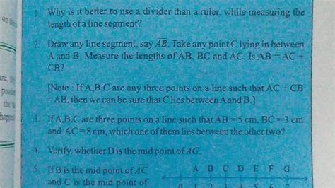 1 Why Is It Betier To Use A Divider Than A Ruler While Measuring The Le