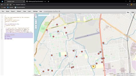 How To Use Overpass Turbo Interface For Open Street Map Data Youtube