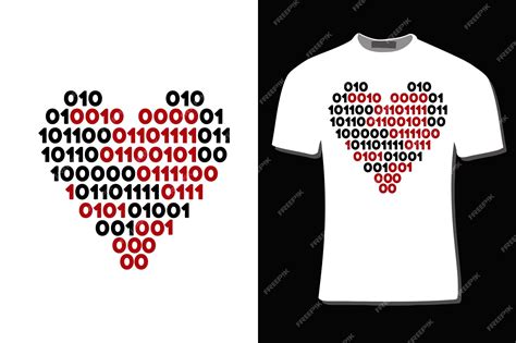 Premium Vector Binary Code Computer Programming T Shirt Design