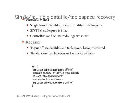 Ppt Backup And Recovery With Rman Powerpoint Presentation Free