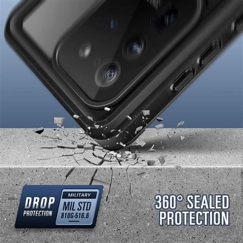 Meritcase Samsung Galaxy S20 Ultra Case Waterproof Built In Screen