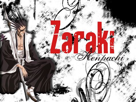All Male Black Hair Bleach Eyepatch Male Sword Weapon Zaraki Kenpachi