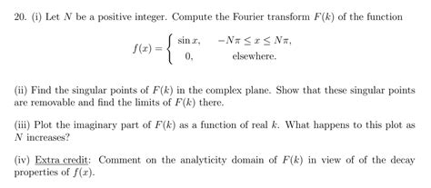 Solved I Let N Be A Positive Integer Compute The Chegg