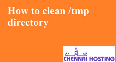 Tmp Directory 100 Full How To Fix It In Simple Way