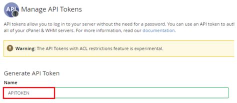 How To Generate An Api Token Using Whm Eukhost