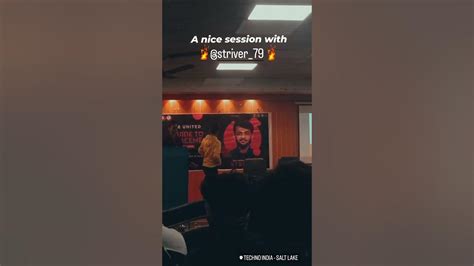 Takeuforward Striver Visits Techno Main Salt Lake Strivers Entry 🔥🔥