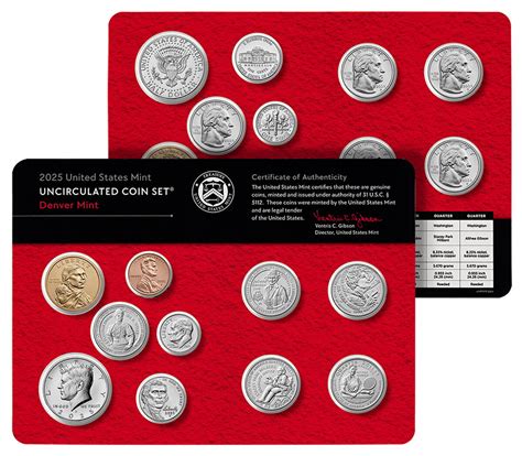 2025 United States Mint Uncirculated Coin Set® Us Mint