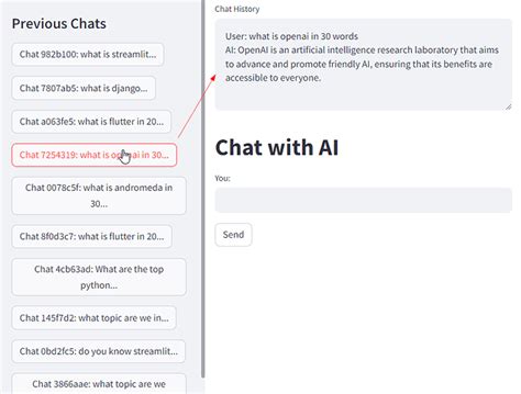 How To Create A Chat History On The Side Bar Just Like Chatgpt Llms And Ai Streamlit
