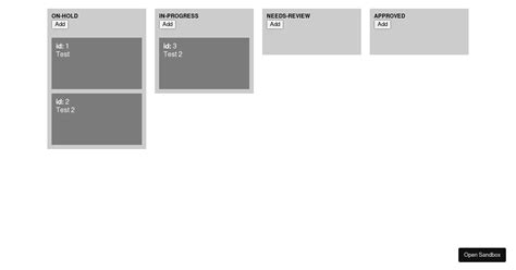 Vue Kanban Examples Codesandbox