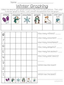 Winter Graphing By Kristy Rivera TPT