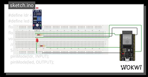 Automatic Lightning System Wokwi Esp32 Stm32 Arduino Simulator