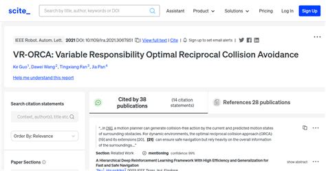 Vr Orca Variable Responsibility Optimal Reciprocal Collision Avoidance